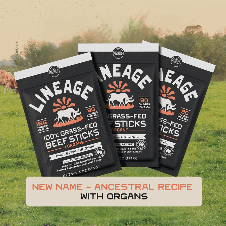 100% Grass-Fed Beef Sticks – Ancestral Recipe (Original Flavor ...